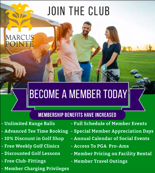 Memberships - Marcus Pointe Golf Club