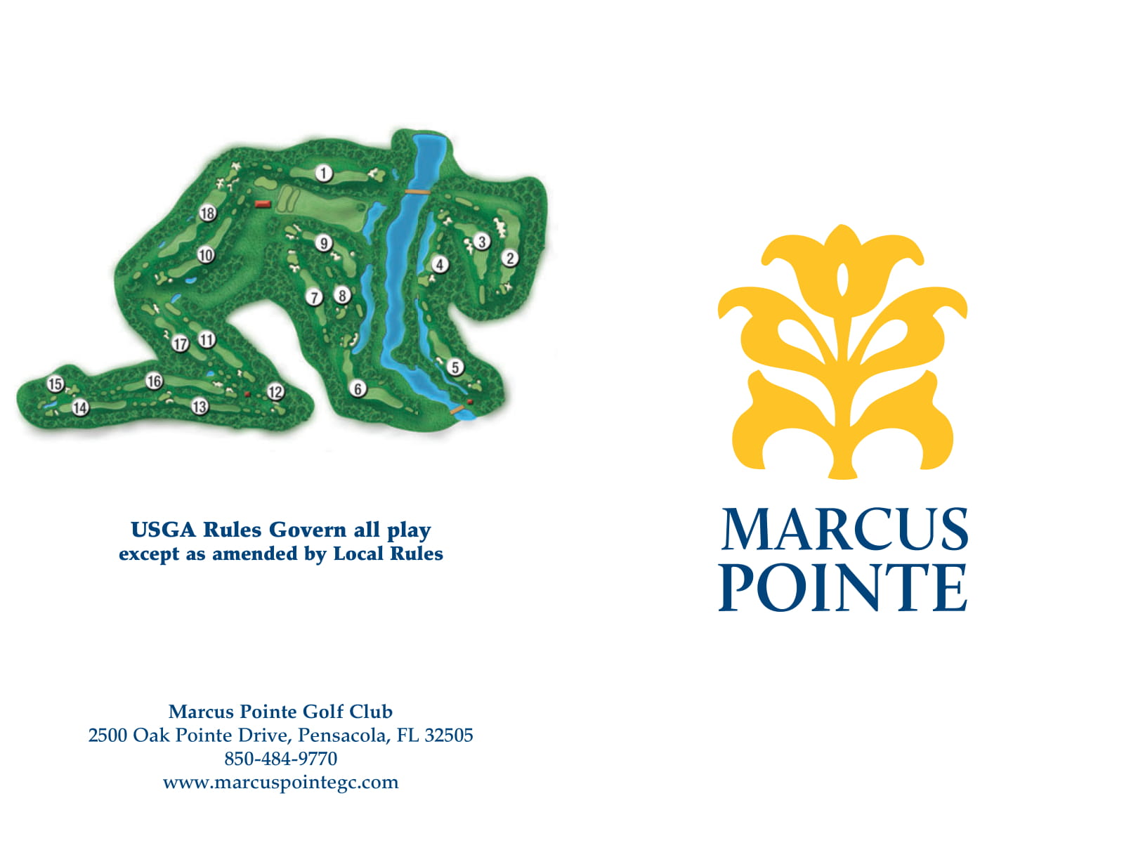 Course Information - Marcus Pointe Golf Club